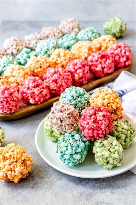 How To Make Rainbow Popcorn Balls Artofit