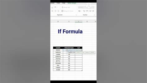 If Formula In Excel Excel Tricks Excel Excel Excelformula