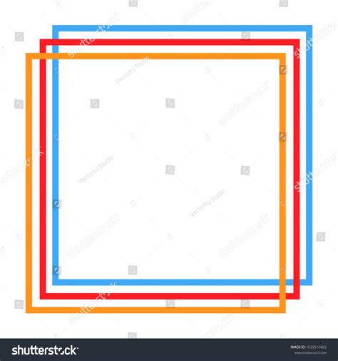 Frame Vector Blank Border Template Flat 库存矢量图免版税1639514662 Shutterstock