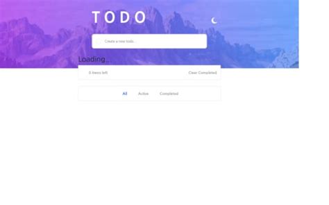 Frontend Mentor Todo App Using Reactjs And Firebase Coding Challenge