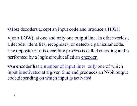Digital Electronics 9 Encoder And Decoder Pdf PDF