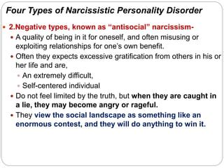 The Four Types Of Narcissist How To Pptx
