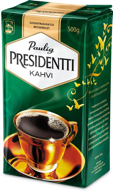 Paulig Presidentti vaalea suodatinkahvi 500g x 12 pkt - Kahvilusikka.fi