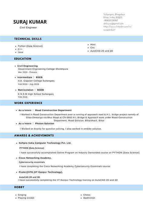 Resume Careerjourney Opportunities Suraj Kumar