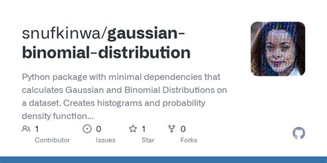 GitHub Snufkinwa Gaussian Binomial Distribution Python Package With Minimal Dependencies That