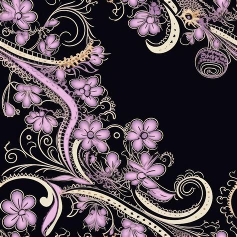 Premium Ai Image Delicate Borders Are Outlined With Elegant Curves