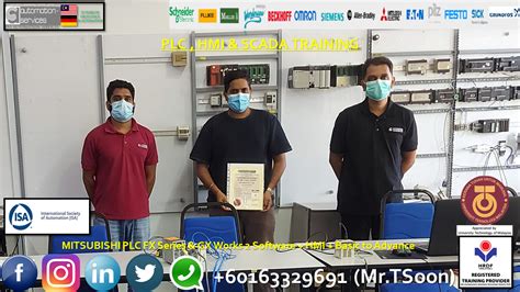 Mitsubishi Plc Fx Series And Gx Works 2 Software Hmi Intermediate To Advance From Selangor 3