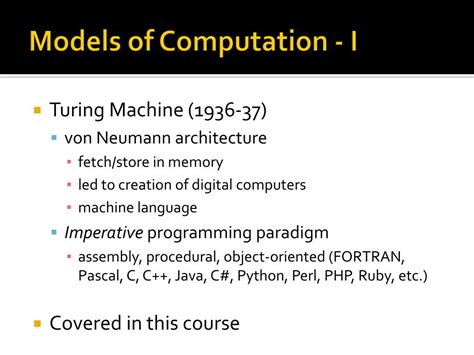 ppt computation theory powerpoint presentation free download id
