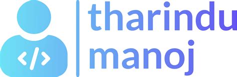 Personal Portfolio Website Manoj Thilakarathna
