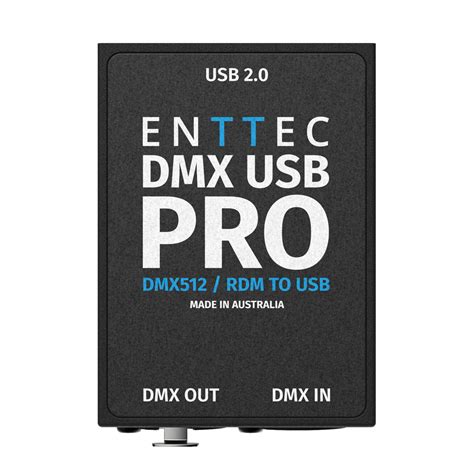 Dmx Usb Pro The Industry Standard For Dmx To Usb Conversion Enttec Enttec