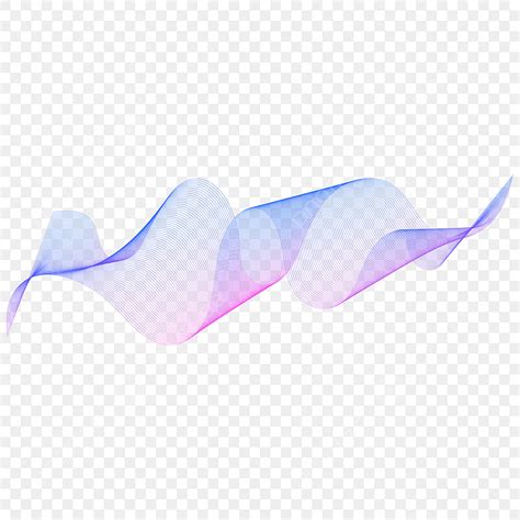 gradient curve png image gradient wave curve material gradient wave