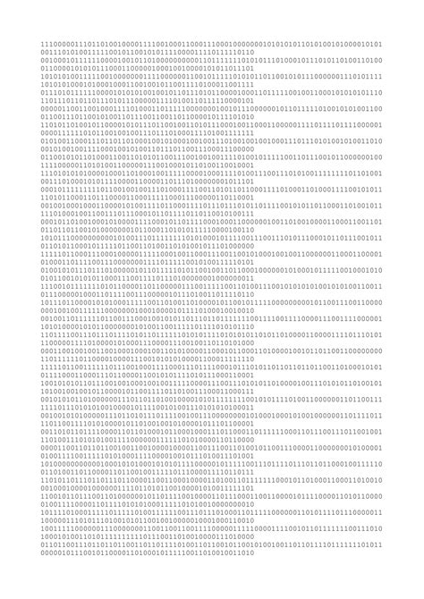 binary zero one text file pdf