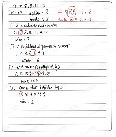 solved the diagram shows a set of data 4 5 8 8 11 18 i
