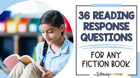 Reading Response Questions For Any Fiction Book Literacy In Focus