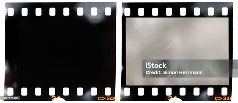 흰색 배경와 빈 또는 빈 그림 프레임 없이 135 필름 자료의 실제 매크로 사진 스캔 필름 질감에 실제 35 Mm 필름 스트립 의료용 스캐너에 대한 스톡 사진 및 기타