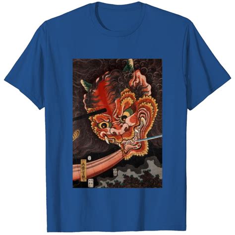 Vintage Japanese Yokai Oni King Fine Art T Shirt Sold By Sibyl Institution Sku 20747902 50