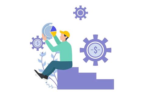 Premium Vector Business Analysis Flat Design Illustration