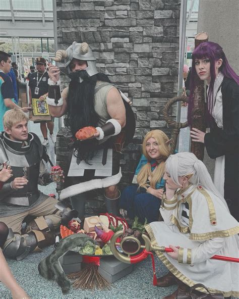Frieren Meets Dungeon Meshi Mallory Scheidel At Anime Expo Frieren