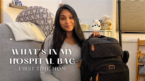 Whats In My Hospital Bag First Time Mom Youtube