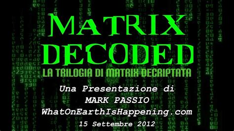 matrix decoded youtube