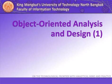 Ppt Object Oriented Analysis And Design 1 Powerpoint Presentation Free Download Id2741592
