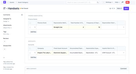 Asset Category Unwanted Depreciation Start Date Field Displayed