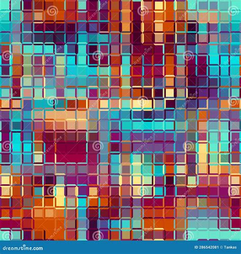 Geometric Abstract Pattern In Low Poly Style Tileable Image Small