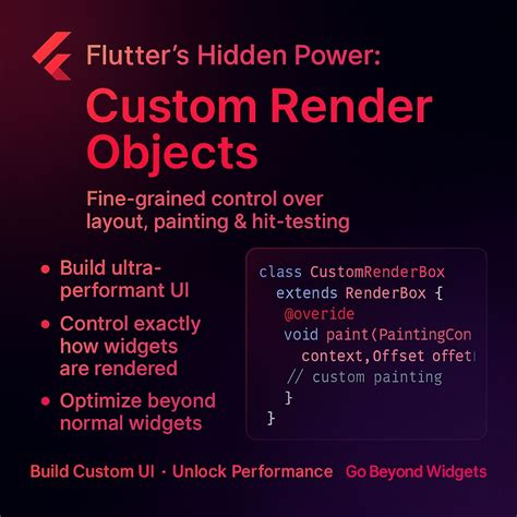 🧩 flutter s hidden power custom render objects amir dehdarian fallah