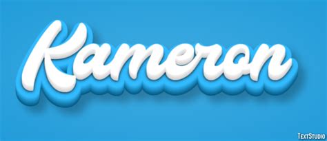 Kameron Text Effect And Logo Design Name