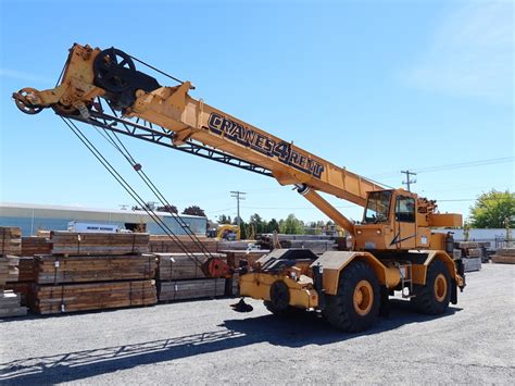 1978 Grove Rt630 Rough Terrain Crane Marysville Heavy Equipment