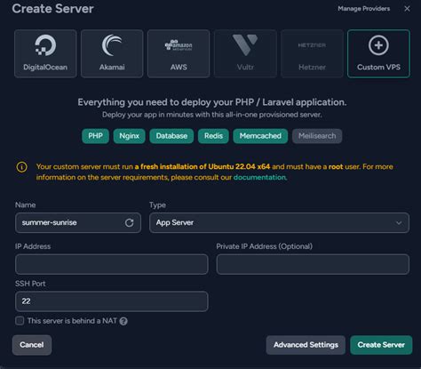 How To Deploy A Server On Microsoft Azure Using Laravel Forge By