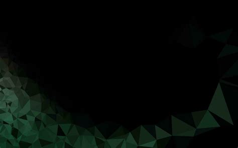 Dark Green Vector Shining Triangular Background 30723811 Vector Art At
