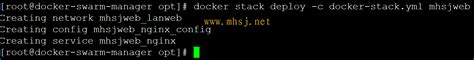 Docker Stack 部署应用参数详解 Docker技术 It笔记分享