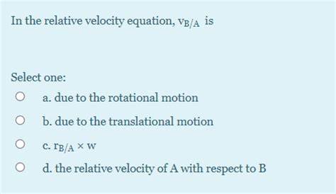 Solved If A Rigid Body Is Rotating With A Constant Angular Chegg