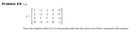Solved Problem \#4: Let | Chegg.com