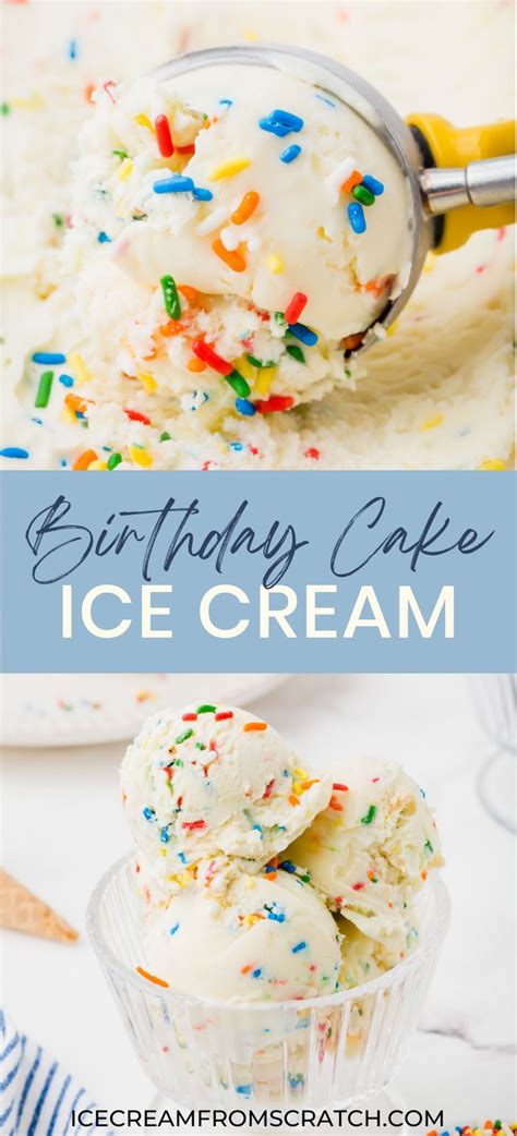 Birthday Cake Ice Cream Recipe