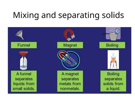Mixing And Separating Solidspptxmixing And Separating Solidspptx