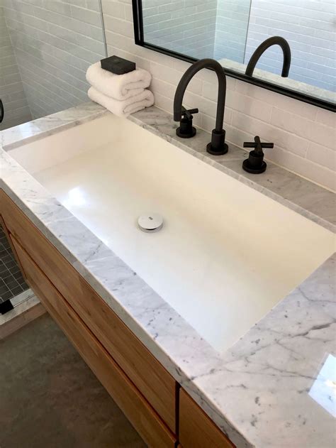 Extra Wide Bathroom Sink Capri Grey Oak And Carrara Vanity Unit 1000mm