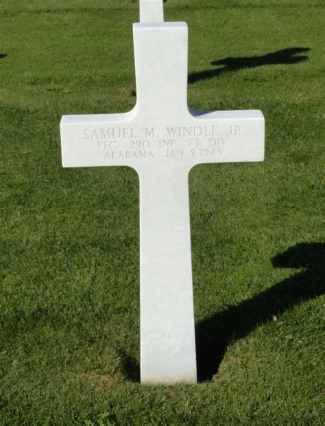Pfc Samuel M Windle Jr 1925 1945 Find A Grave Memorial