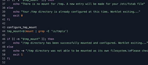 Linux System Preferences Ensure Tmp Is Configured