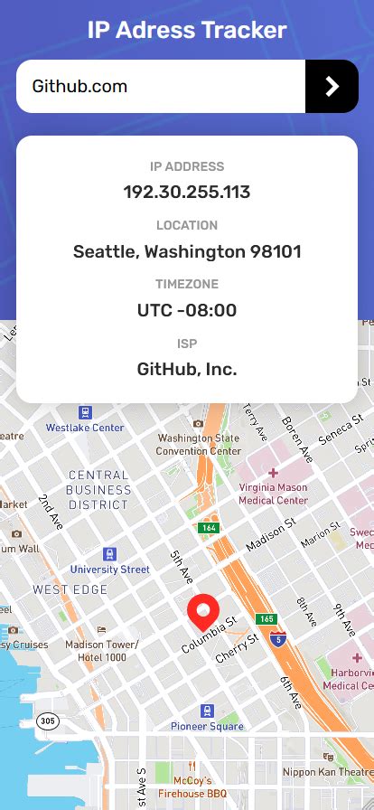 Github Joonsubhwangip Locator Shows Geological Location Of Ip Address On Interactive Map