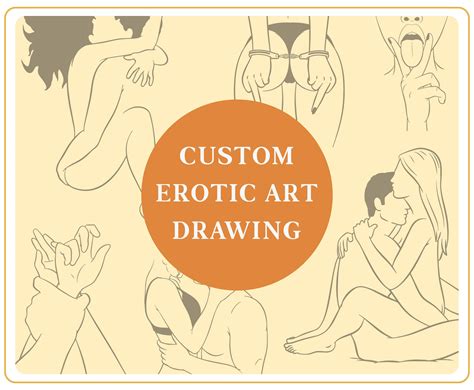 Custom Erotic Art Drawing For Figures Sex Pose Svg Erotic Etsy