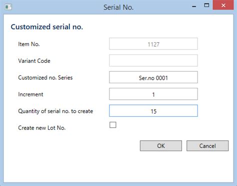 Using Batch Lot And Serial Number Tracking Using The ShopFloor Operator Client