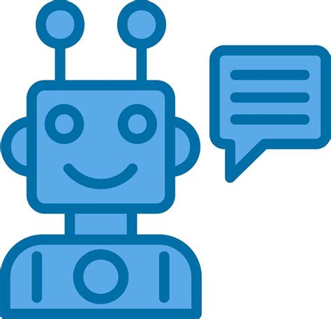 Robot Assistant Vector Icon Design 16503089 Vector Art At Vecteezy