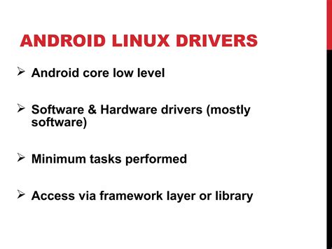 Learning Aosp Android Linux Device Driver Ppt Operating Systems