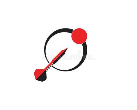 Dart Icon And Symbol Vector Template Stock Illustration Illustration Of Focus Background
