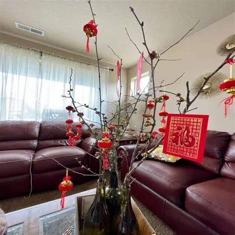 Mini Flocking Red Lanterns Chinese Year Lantern Di Vicedeal