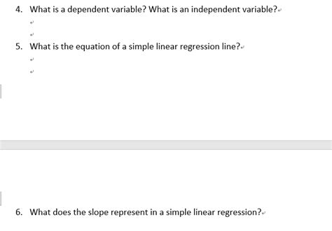 Solved What Is A Dependent Variable What Is An Chegg