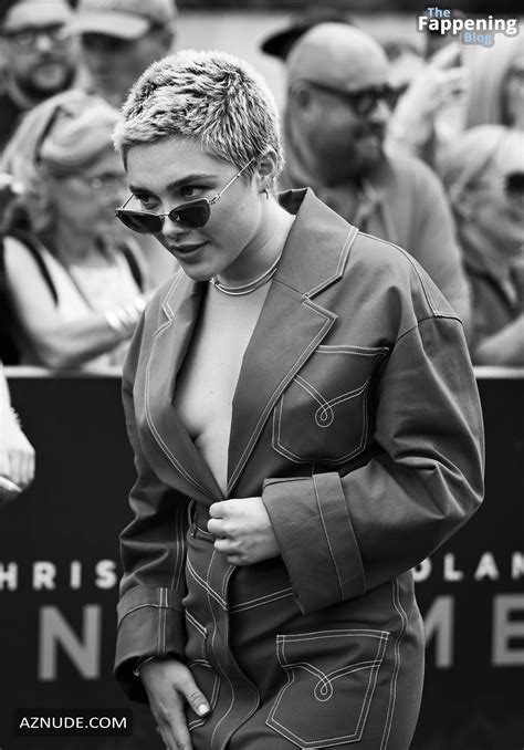 Florence Pugh Flaunts Her Sexy Tits And Legs At The Oppenheimer Premiere