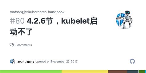 节kubelet启动不了 Issue rootsongjc kubernetes handbook GitHub